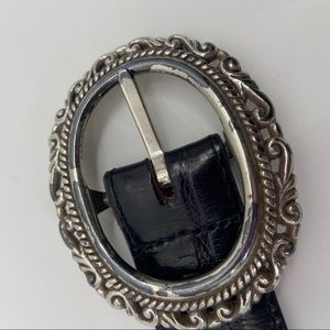 Accessories | Vintage Womens Reversible Belt Black Brown Buckle | Poshmark